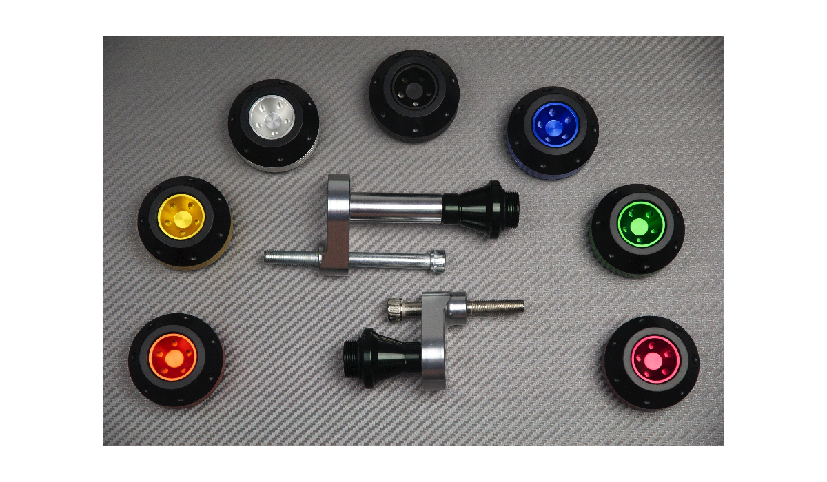 Pair of Frame Sliders / Crash Pads for KAWASAKI Versys 650 2010 - 2012