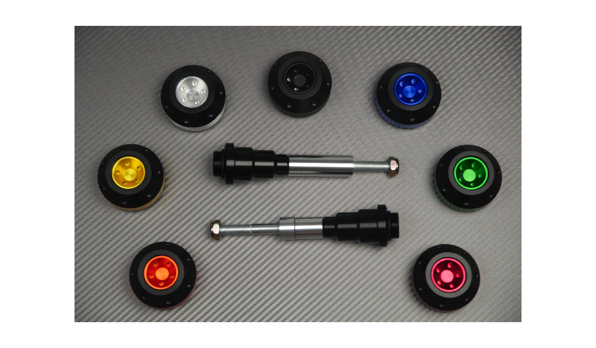 Pair of Frame Sliders / Crash Pads for KAWASAKI ZRX 1100 1200