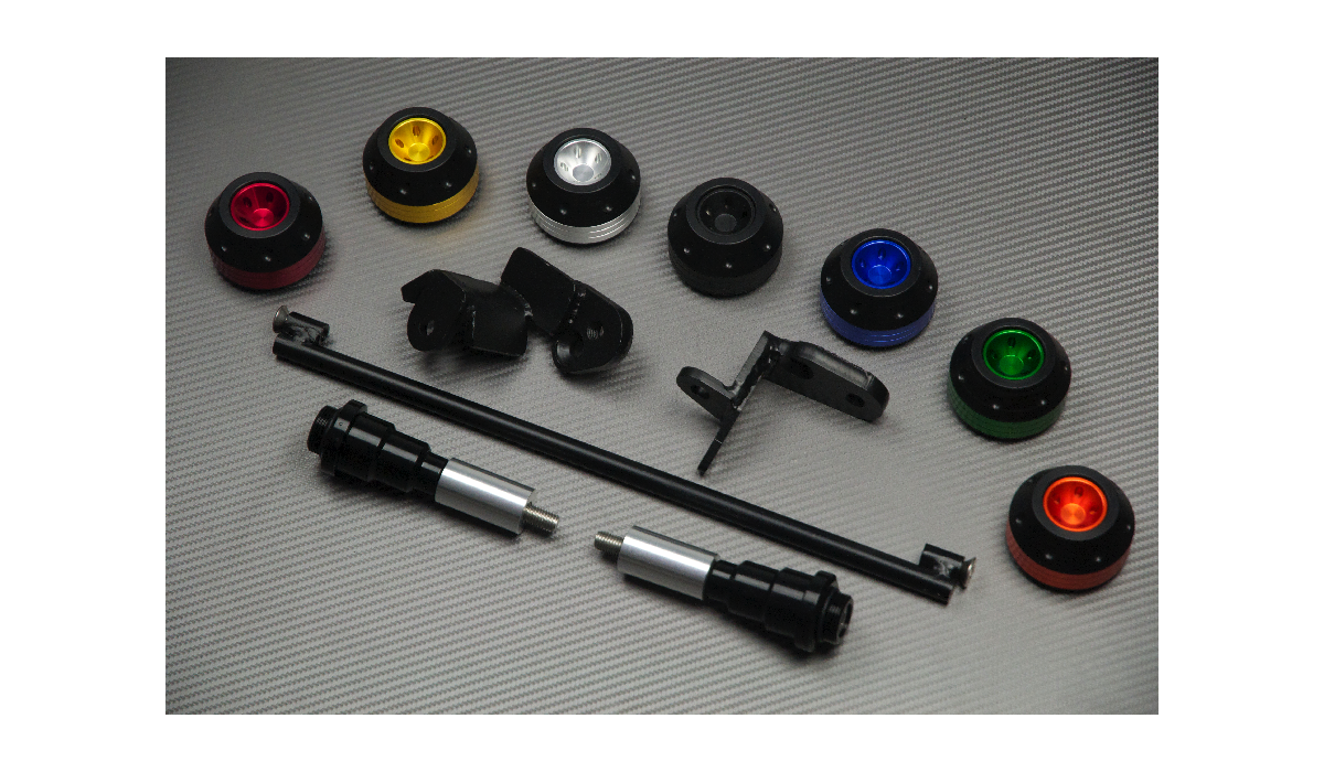 Pair of Frame Sliders / Crash Pads for SUZUKI HAYA BUSA GSXR 1340 2008 ...