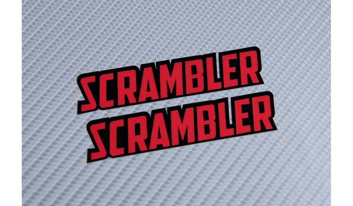 Aufkleber Sticker SCRAMBLER