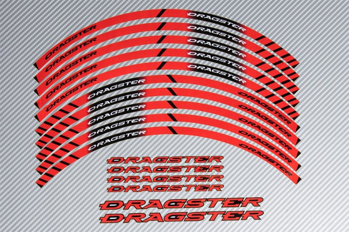 Stickers de llantas Racing - Modelo DRAGSTER