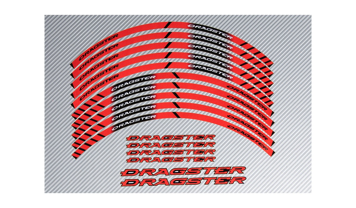 Stickers de llantas Racing - Modelo DRAGSTER
