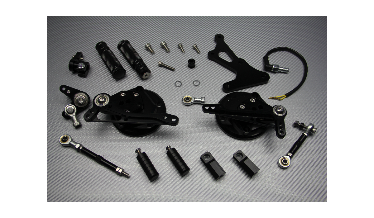 Yamaha VMAX 1700 09 / 16 Rearsets - AVDB MOTO L'ACCESSOIRE À PRIX MOTARD