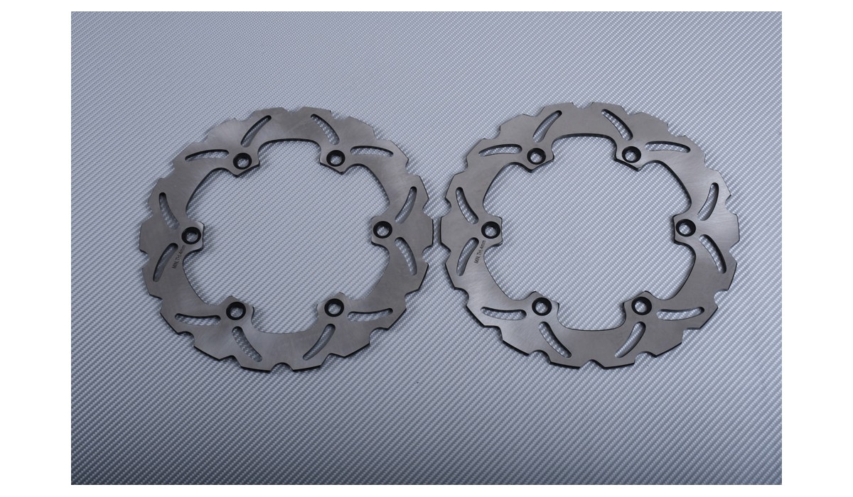 Pair of Front Wave brake discs 256 mm many HONDA
