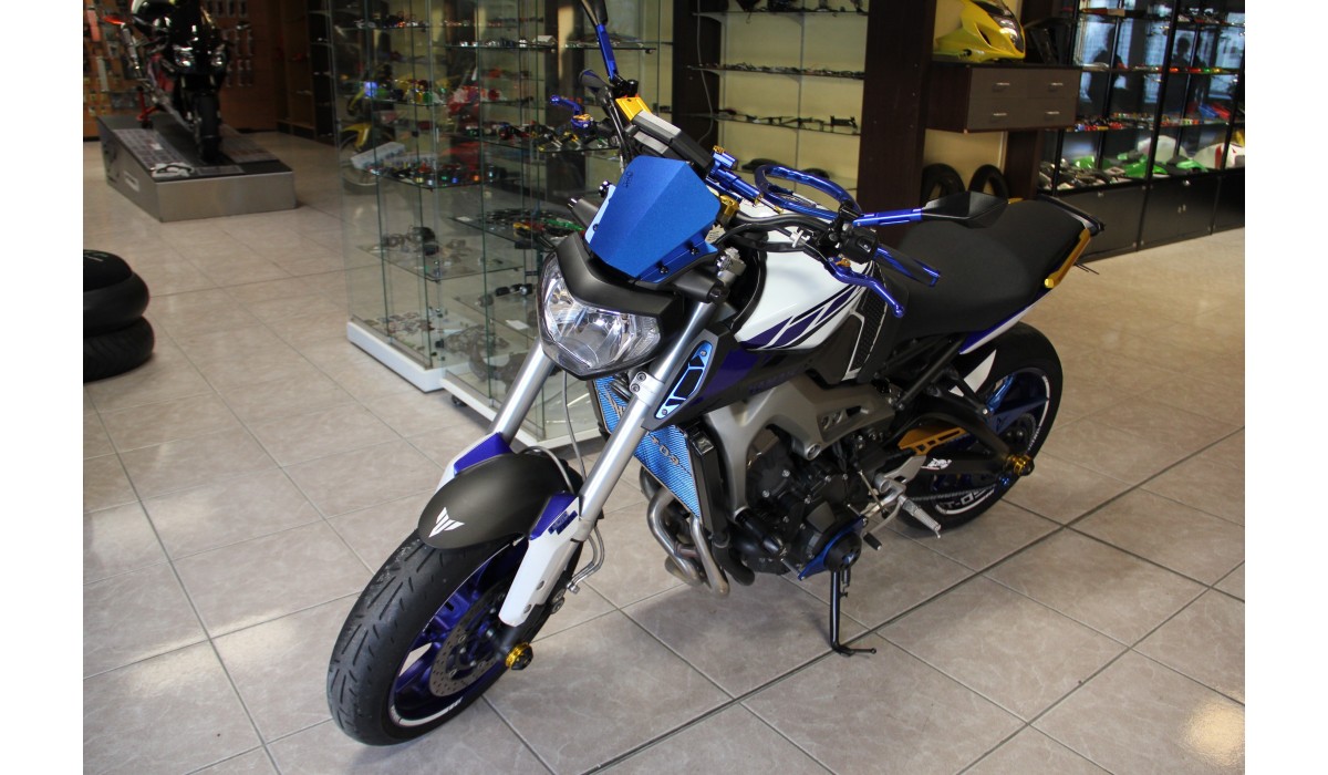 Anodised Aluminium Windshield for Yamaha MT09 / FZ09 2013 - 2016