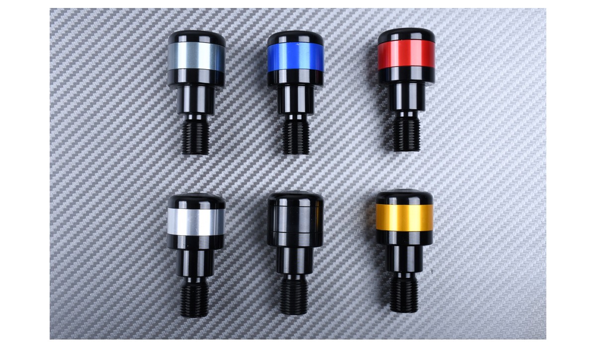 Pair of bar end caps specific for many YAMAHA