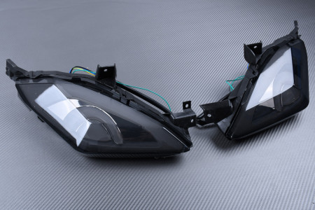 PACK Tail Light with Integrated Turn Signals + Front Blinkers YAMAHA ...