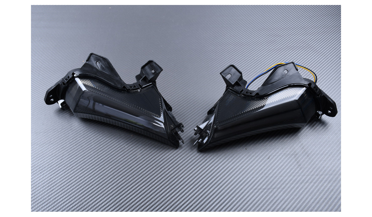PACK Tail Light with Integrated Turn Signals + Front Blinkers YAMAHA ...