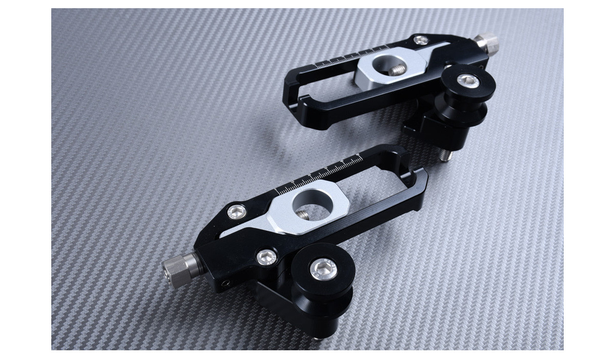 Aluminium Chain adjuster with swing arm spools bracket HONDA CBR / CB ...
