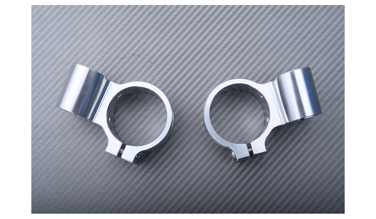 Pair of High rise clip-on handlebars 50 mm