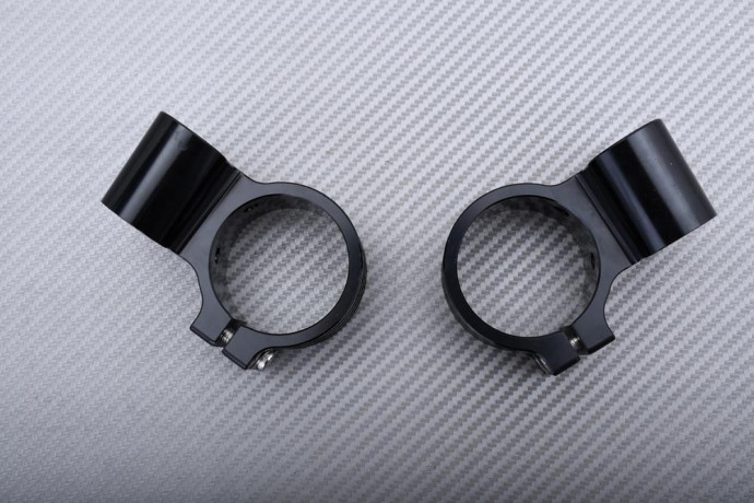 Pair of High rise clip-on handlebars 50 mm