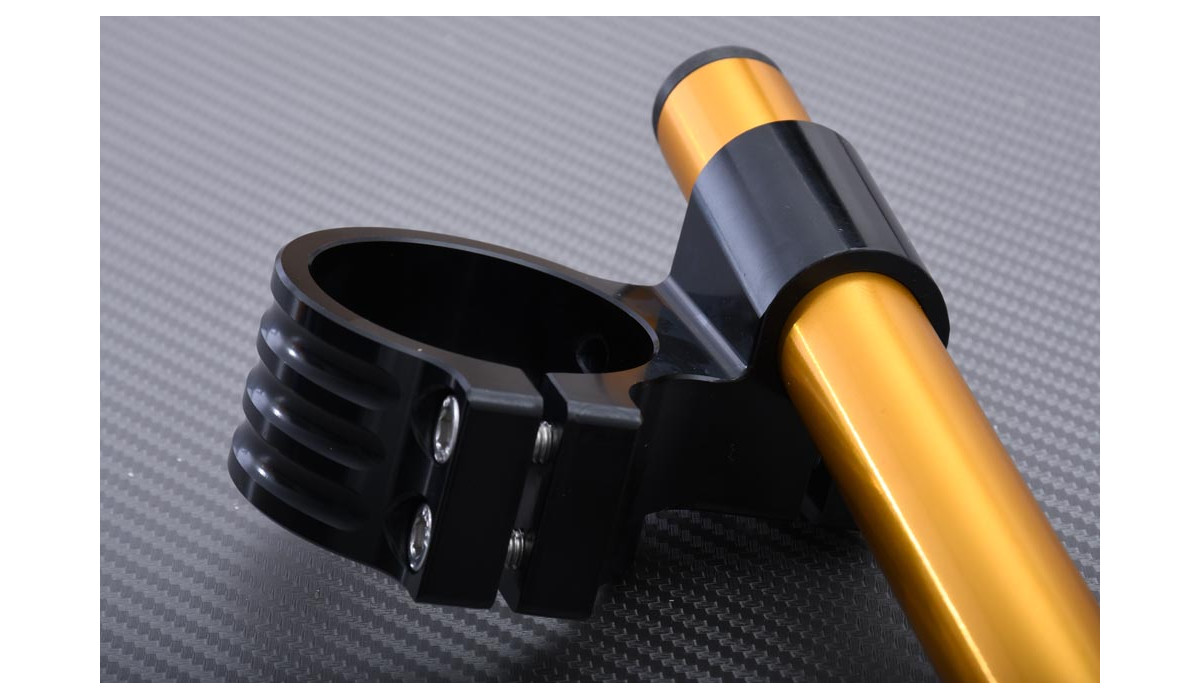 Pair of High rise clip-on handlebars 50 mm