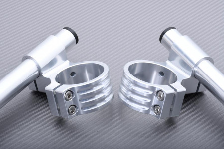 Pair of High rise clip-on handlebars 36 mm