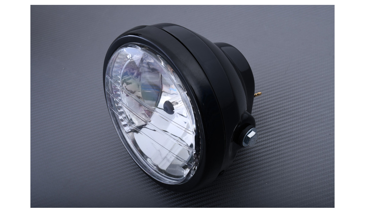 Adaptable Universal Round Headlight with integrated turn signals