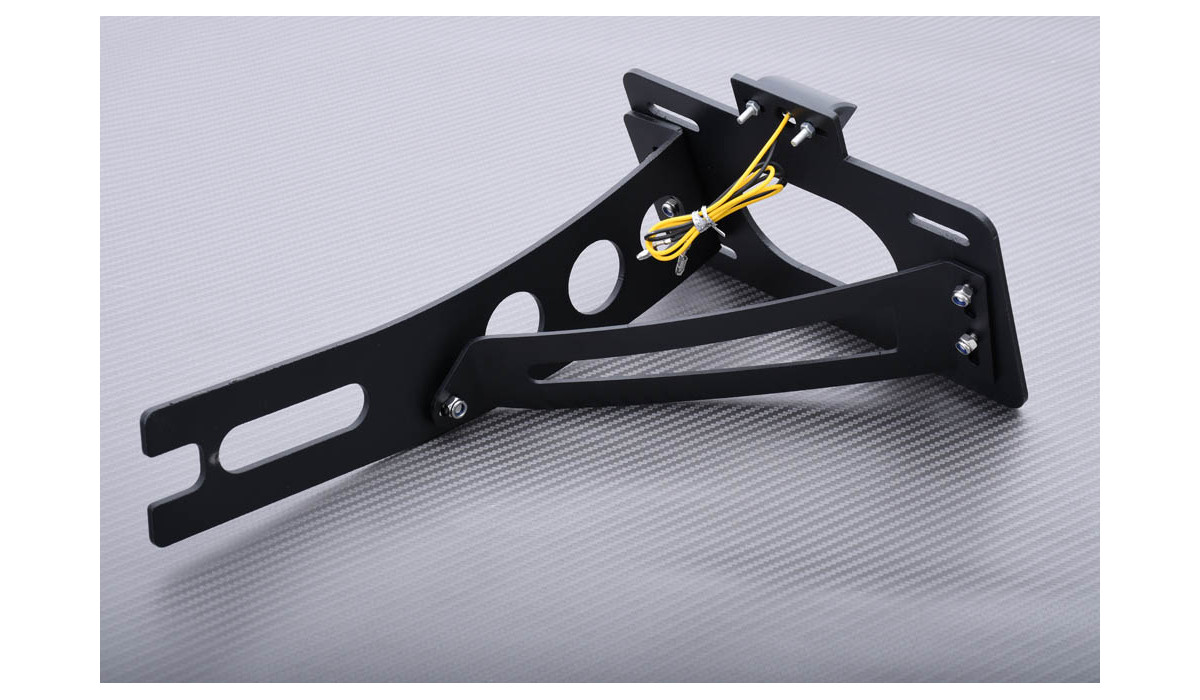 Specific Side Mount License Plate Holder AVDB HONDA SHADOW VT 600 1988 ...