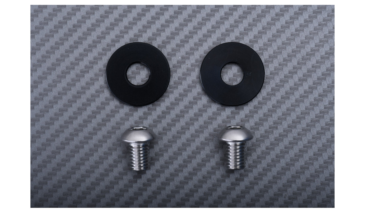 Aluminium passenger footrest Block off plates DUCATI Multistrada V4 ...