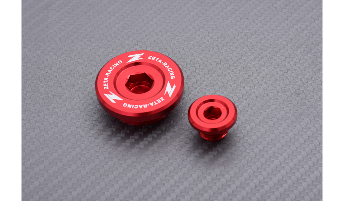 ZETA Tappi per carter in alluminio HONDA CRF 250 R / X 2004 - 2017 REF ...