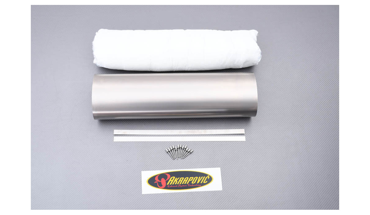 Kit restauro / Involucro di scarico in titanio / Isolante AKRAPOVIC P ...