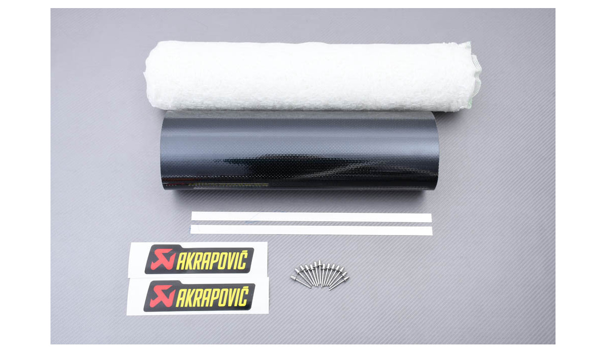 Restoration Kit / Carbon sleeve / Rock wool AKRAPOVIC P-RK75CL45 BMW ...
