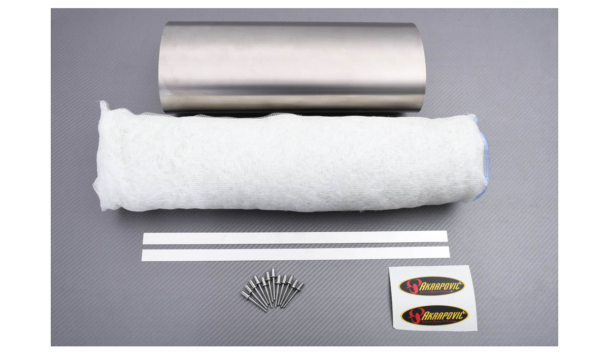 Restoration Kit / Titanium sleeve / Rock wool AKRAPOVIC P-RK52TL35 ...