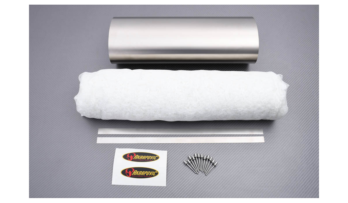 Kit Restauration / Enveloppe en Titane / Laine de roche AKRAPOVIC P-RK17T38