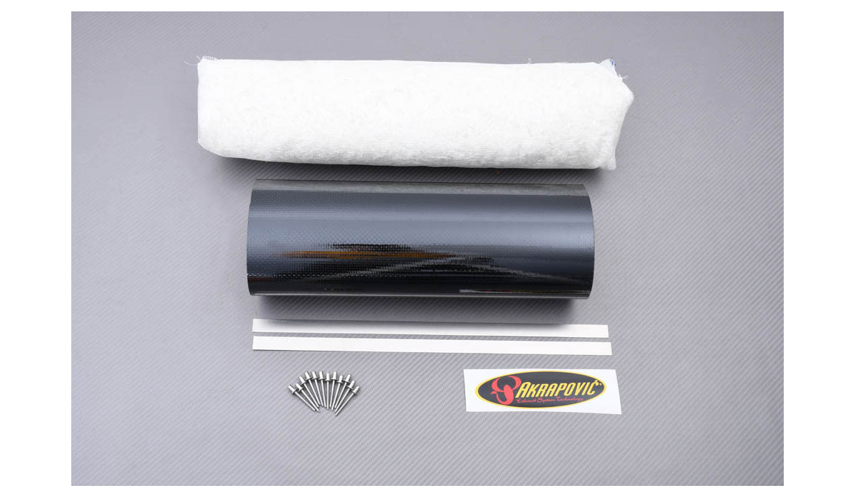 Restoration Kit / Carbon sleeve / Rock wool AKRAPOVIC P-RK19CL38