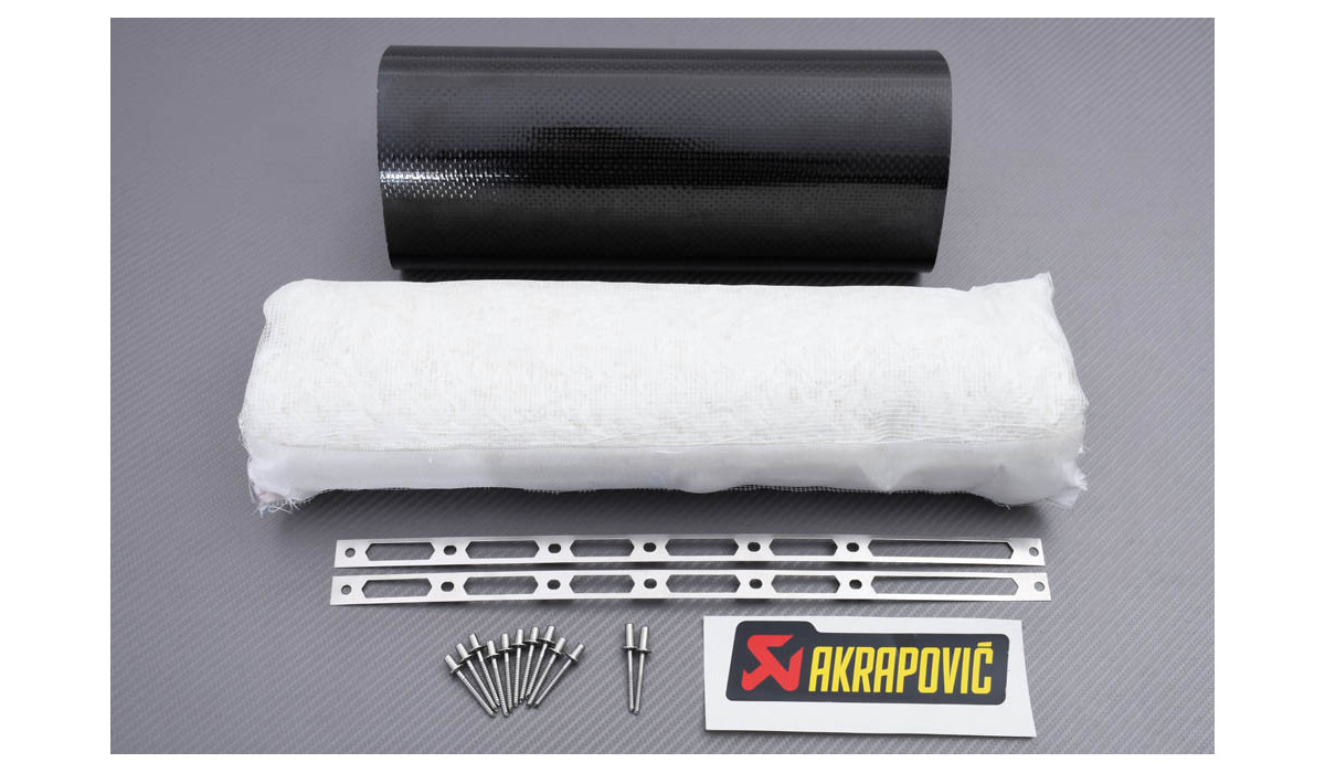 Kit Restauration / Enveloppe en Carbone / Laine de roche AKRAPOVIC P ...