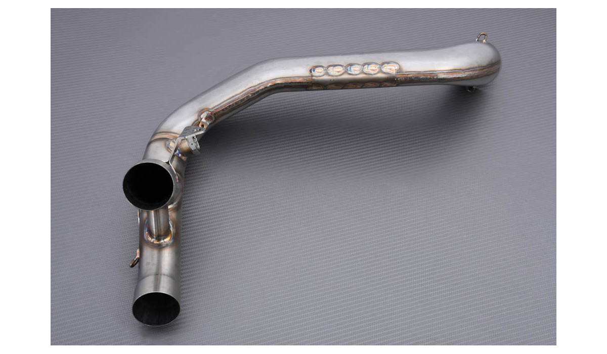 INOX AKRAPOVIC L-H6E2L HONDA Mid Pipe for complete exhaust line CBR 600 ...