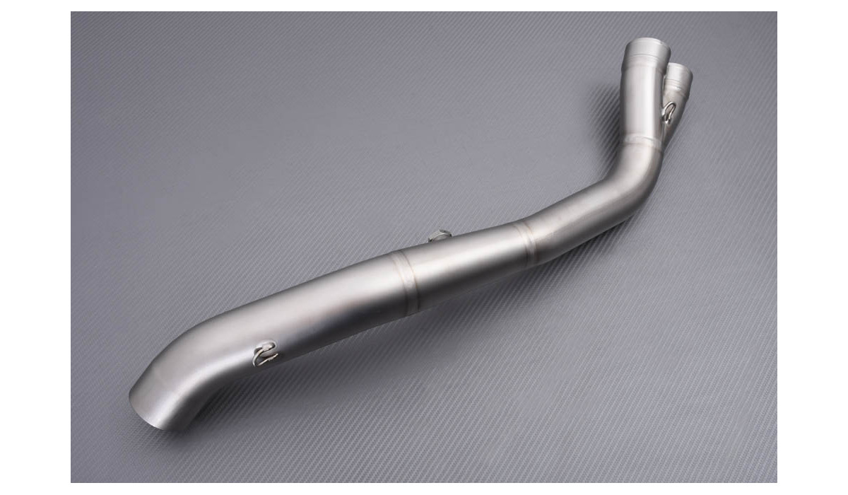Mid Pipe / Tubo intermediario en de línea completa AKRAPOVIC HONDA CBR ...
