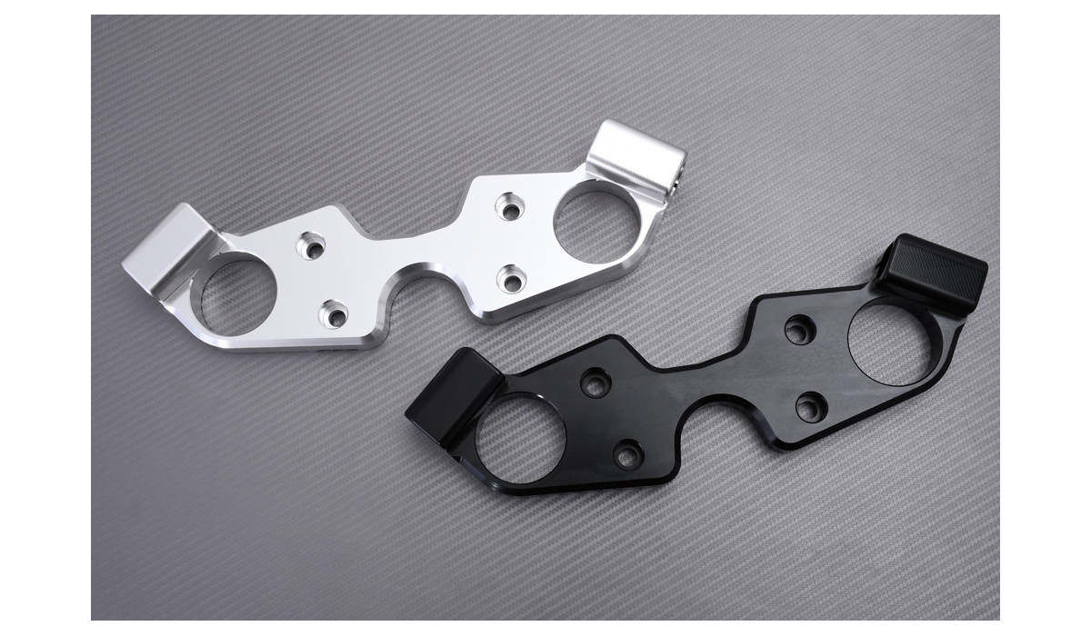 Racing top triple tree made of machined aluminium SUZUKI HAYABUSA GSXR ...