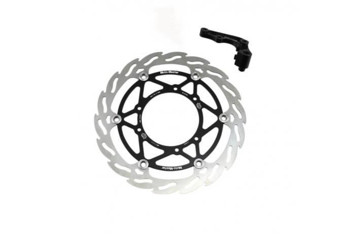 MOTO MASTER Front brake disc Flame 320mm with offset bracket for SUZUKI ...