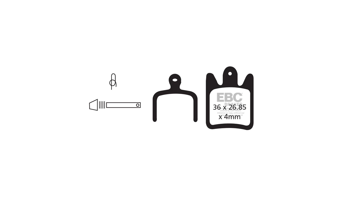 EBC Fahrrad-Bremsbeläge HOPE MOTO V2 / TECH V2 / EVO V2