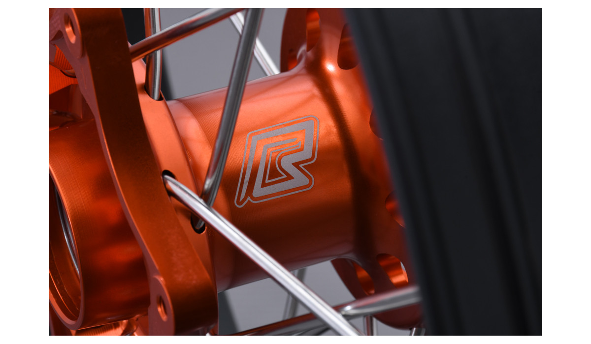 Pair of Front and Rear Rims 17'' / 17'' Supermotard KTM XCF 250 / 350 ...
