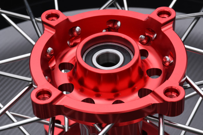 Pair of Front and Rear Rims 17'' / 17'' Supermotard HONDA XR 650 L 1993 ...