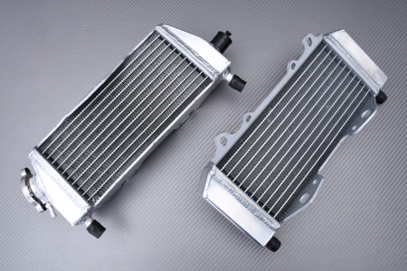 AVDB Pair of Reinforced Racing Water Radiators KAWASAKI KX 125 / 250 ...