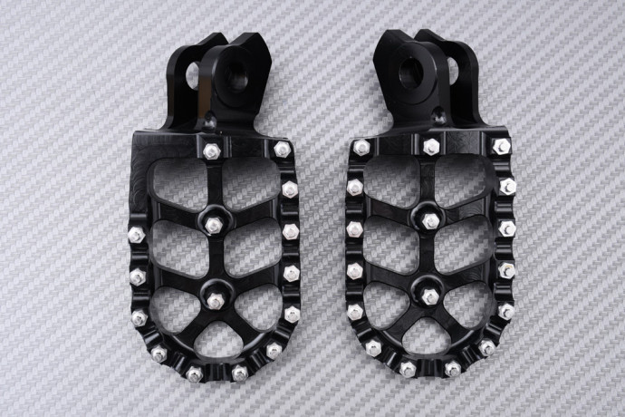 Pair of Dirtbike / Offroad aluminum footrests SUZUKI RMX / RMZ 250 / ...