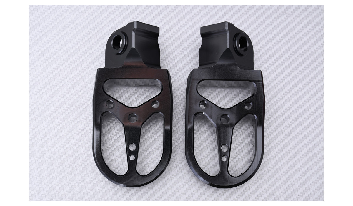 Repose-pieds Cross / Enduros en aluminium KTM XC / XCW / SXS / SX 105 ...