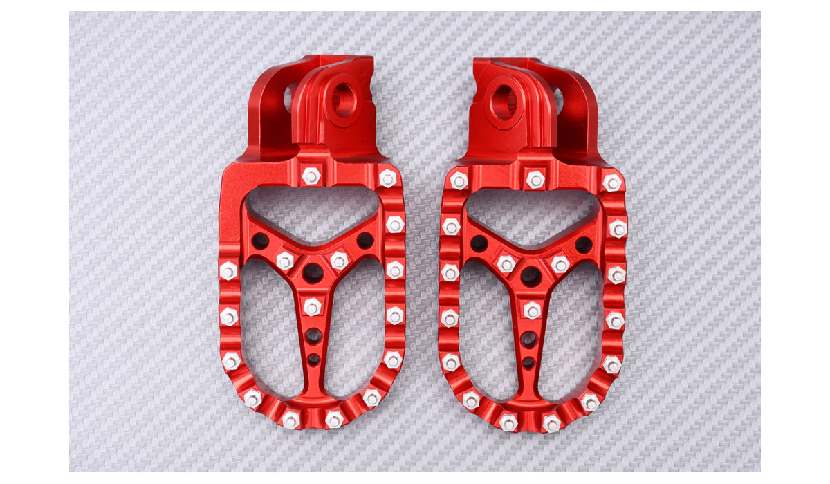 Repose-pieds Cross / Enduros en aluminium KTM SMR 450 / 525 / 560 2004 - 2014