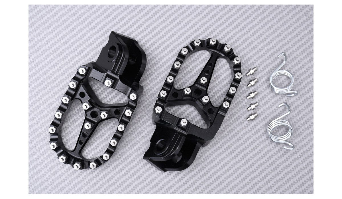 Pair of Dirtbike / Offroad aluminum footrests KTM SMT / ADVENTURE 790 ...