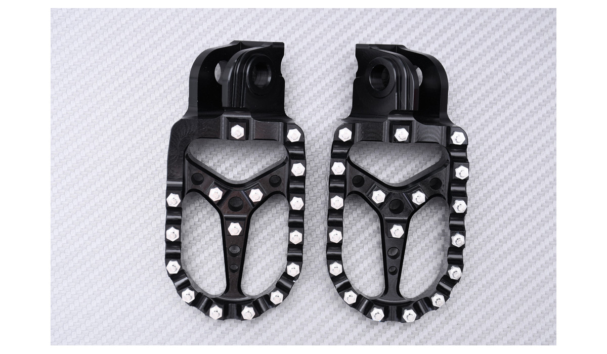 Pair of Dirtbike / Offroad aluminum footrests KTM SMT / ADVENTURE 790 ...