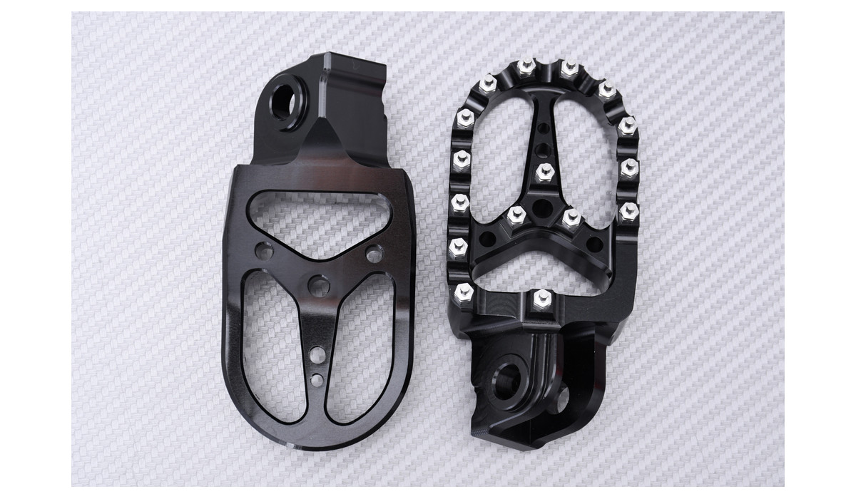 Pair of Dirtbike / Offroad aluminum footrests KTM SMT / ADVENTURE 790 ...