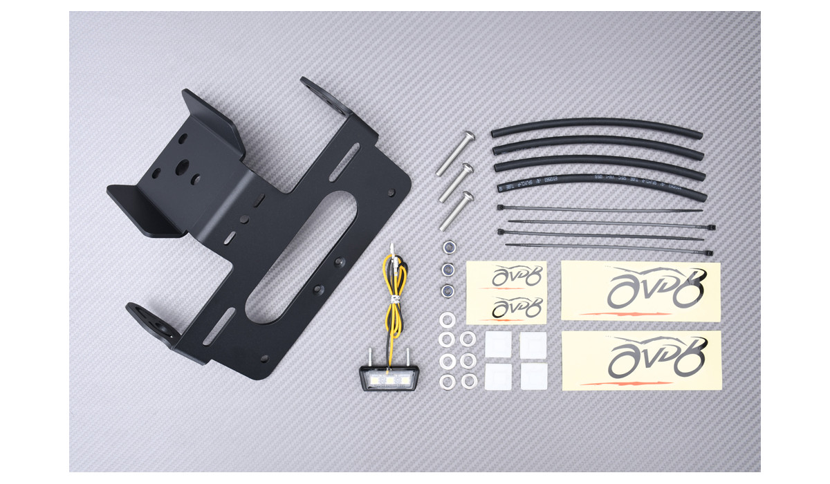 Specific License Plate Holder AVDB YAMAHA YZF R1 / R1M 2015 - 2025