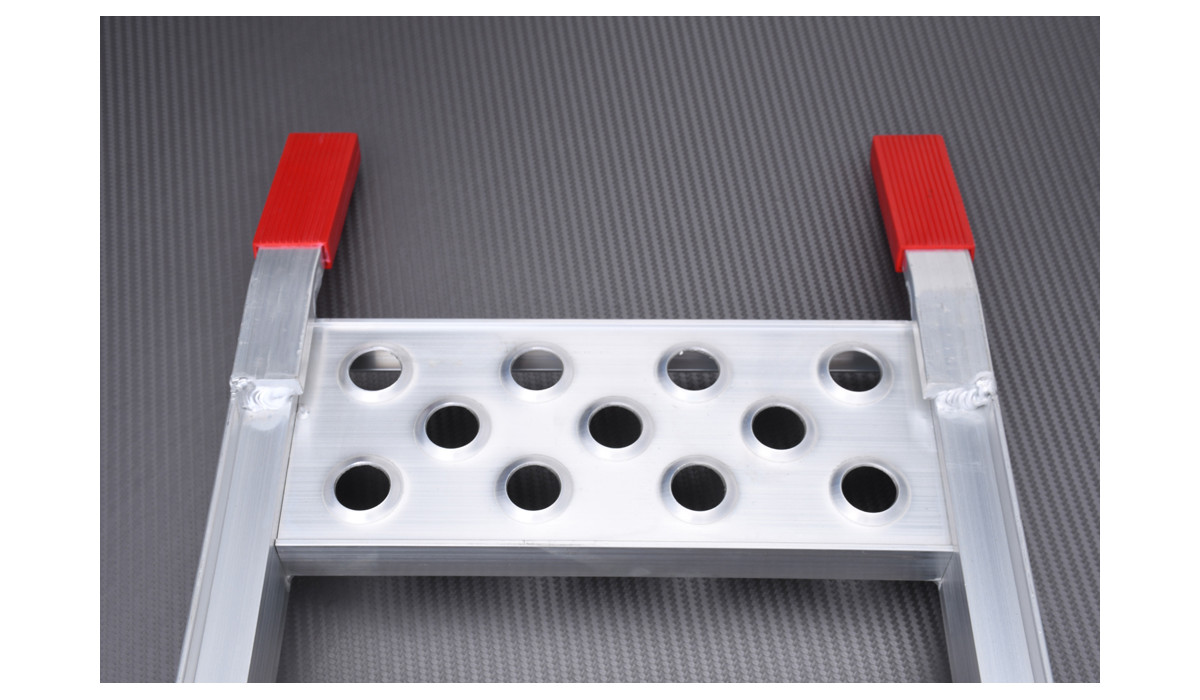 Foldable 3-part loading ramp for motorbikes / scooters