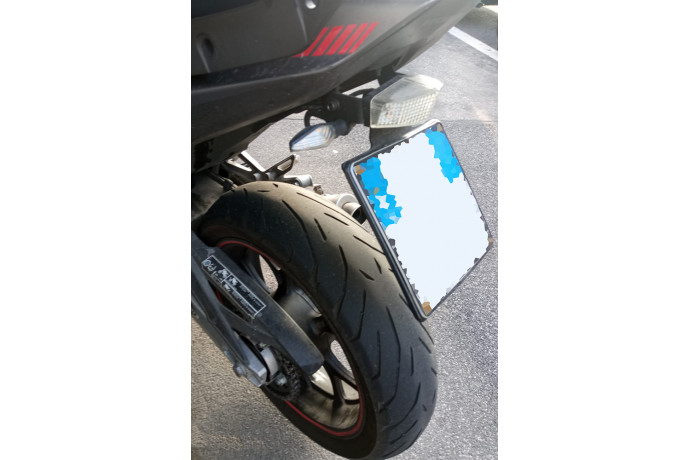 Specific License Plate Holder with 3-functions LED Light for HONDA ...