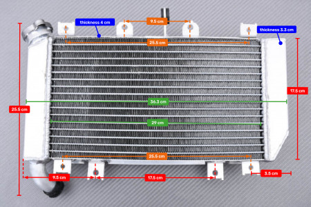 Radiator KAWASAKI Ninja 400 / Z400 2018 - 2024