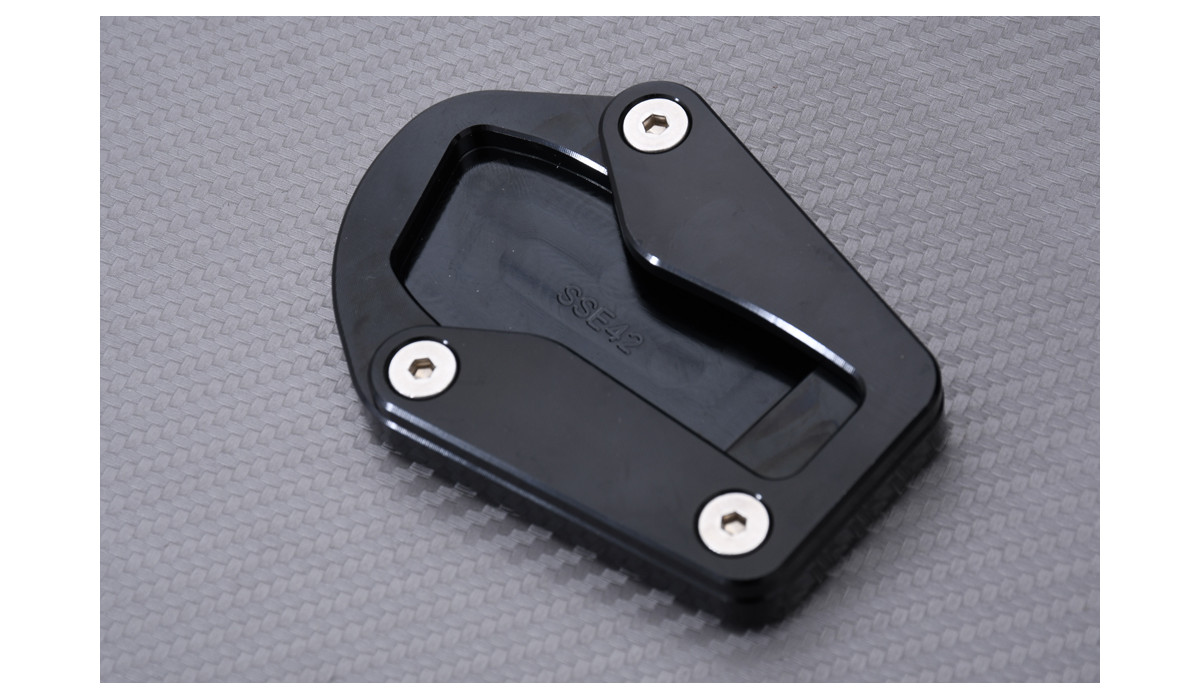 Anodised aluminum sidestand foot enlarger YAMAHA MT09 / TRACER 9 / GT ...