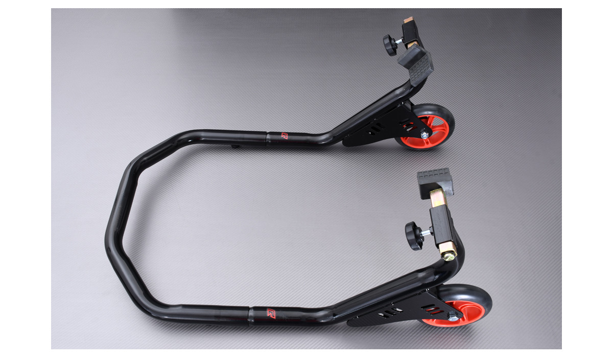 Premium rear racing-style paddock stand