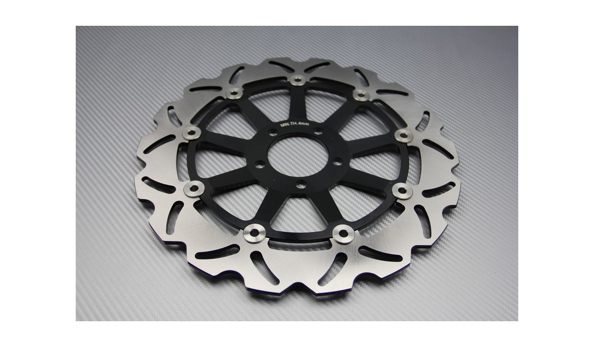 Pair Of Front Wave Brake Discs 320 Mm Many Kawasaki