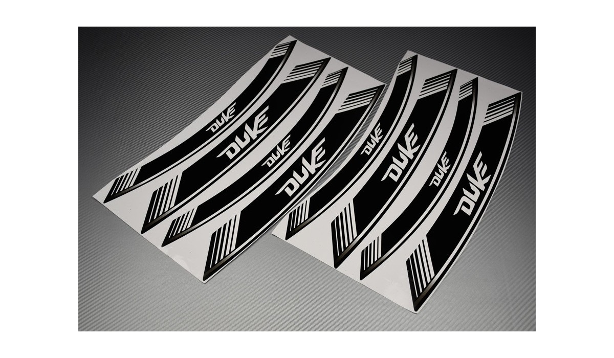 Inner Wheel Rims Stickers - ' DUKE ' Model