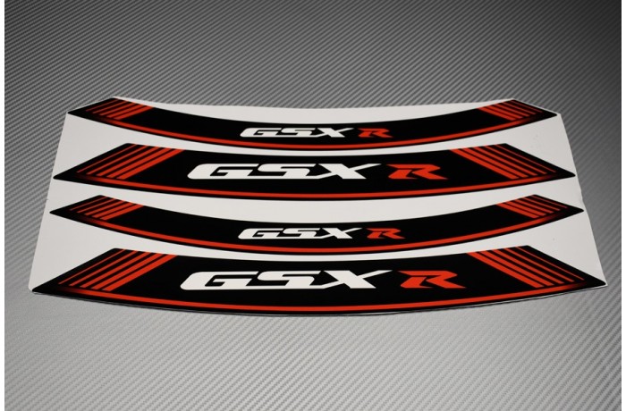 Inner Wheel Rims Stickers - ' GSXR ' Model